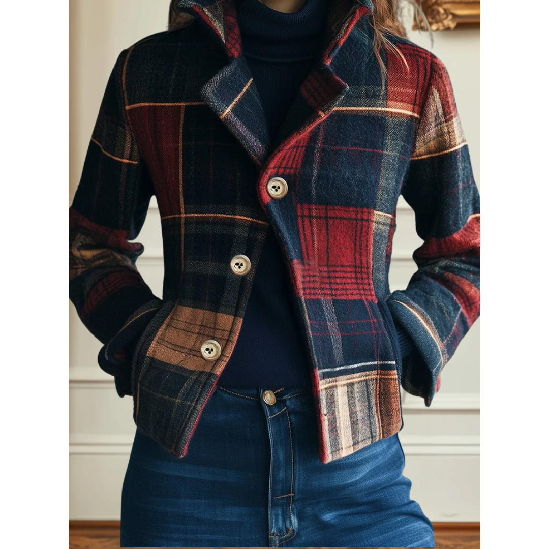 Anna & Rose | Laurayne™ | Classic Plaid Jacket – Anna & Rose Toronto