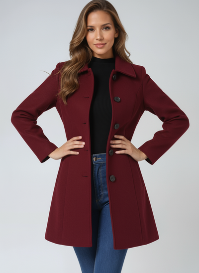 Anna & Rose | Elise | Flare Coat – Anna & Rose Toronto